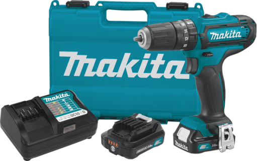 Makita HP331DWAE Akumulatorska vibraciona bušilica-odvijač, 2x2.0Ah