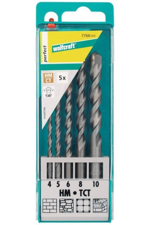 Wolfcraft 7766000 Burgija za beton Spezial HM 5 kom.