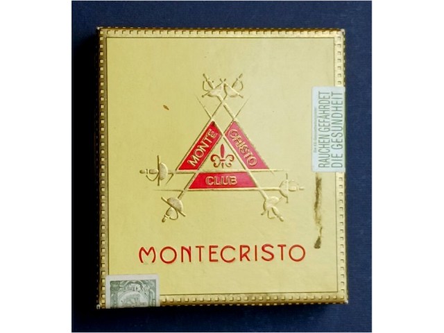 MONTECRISTO prazna kutija cigareta