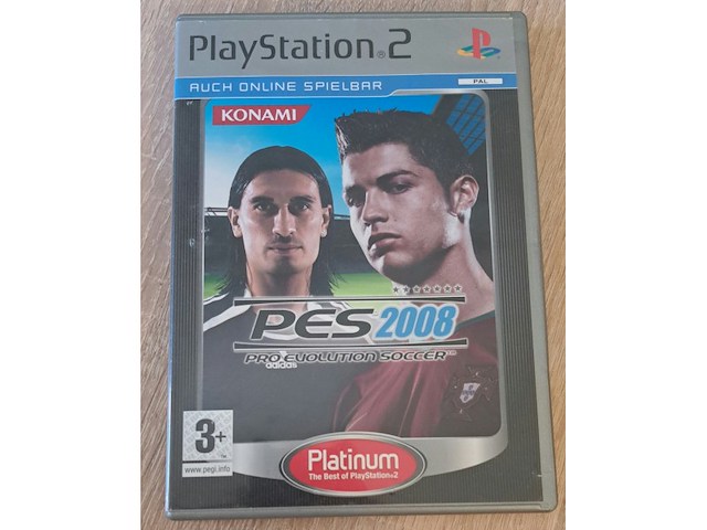 PES 2008 – PlayStation 2 (Original)
