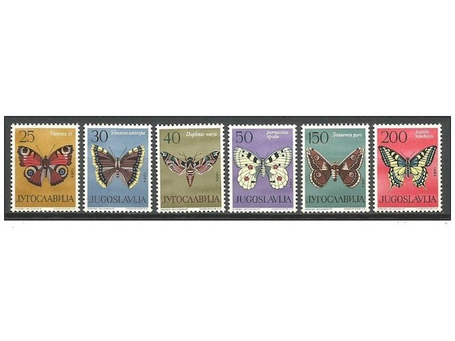 1964 Fauna Leptiri,cisto