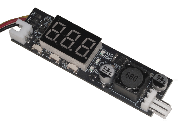 3P 12V PWM regulator brzine 3-žičnog ventilatora sa temperaturnim senzorom 2A