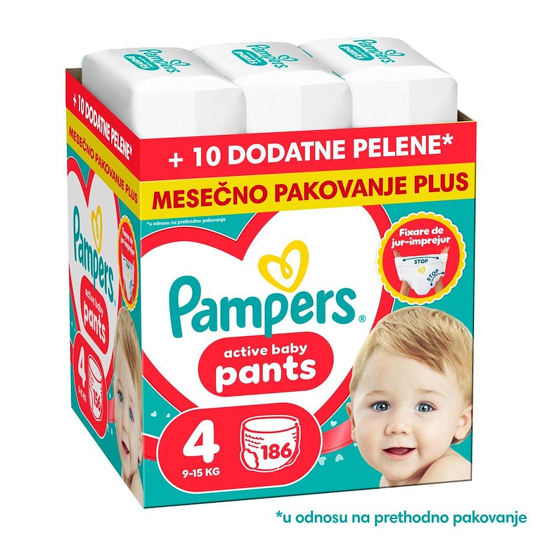 Pampers pelene pants 4 msb 186/1 pampers