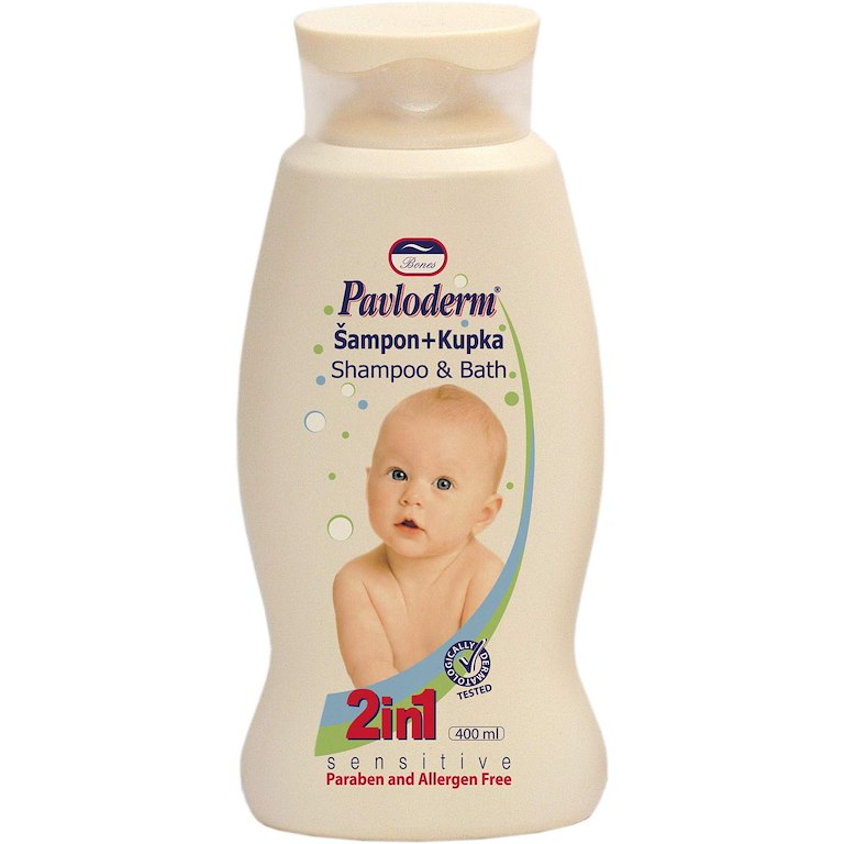 Pavloderm šampon kupka 2u1 400ml pavloderm