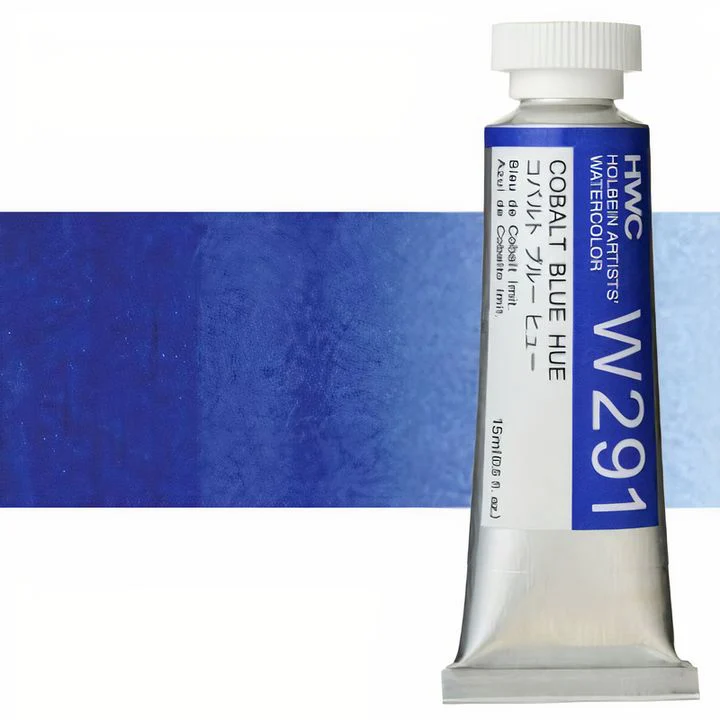 Profesionalne akvarel boje Holbein Artists 15 ml | plave nijanse