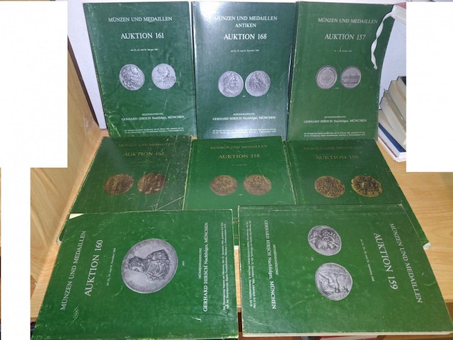 Nemački / Munzen und medaillen Novac i medalje 8 knjiga