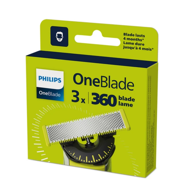 Philips OneBlade 360 Zamenske oštrice QP430/50, 3 komada
