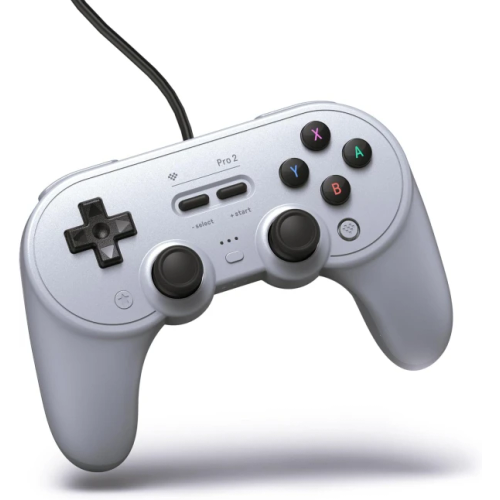 Gamepad 8BitDo Pro 2 BT/2.4Ghz/Multi platform/Vibracija/Hall Effect/TMR/Gray