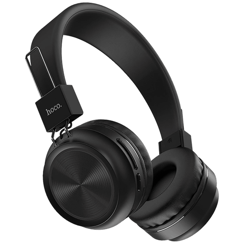hoco. Bežične stereo slušalice, Bluetooth, do 12h rada, mikrofon - W25 Promise Crne