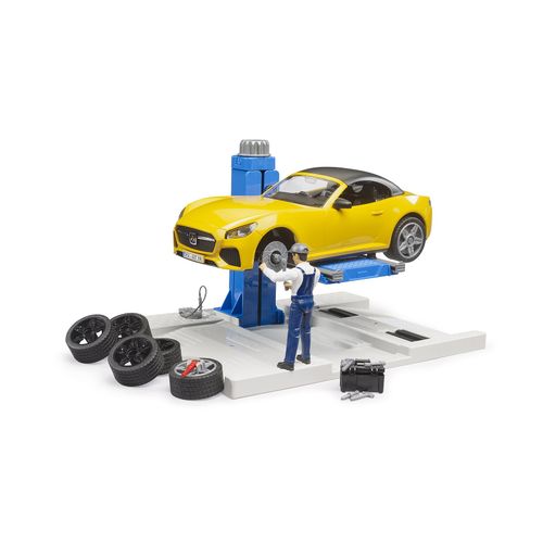 Bruder Set Sa Figurama, Auto Servis