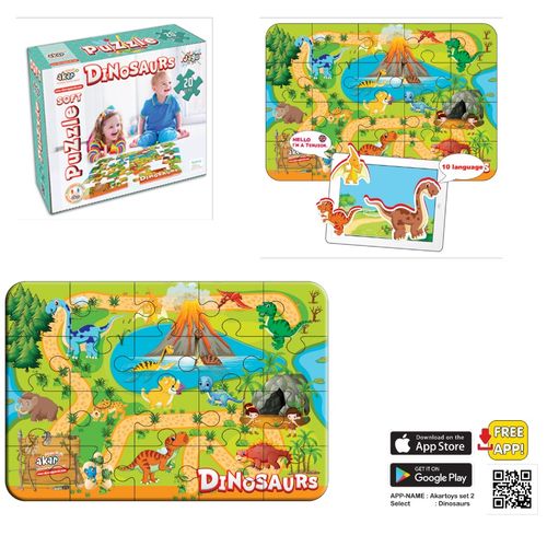 Puzle Dino Jagu sunđer