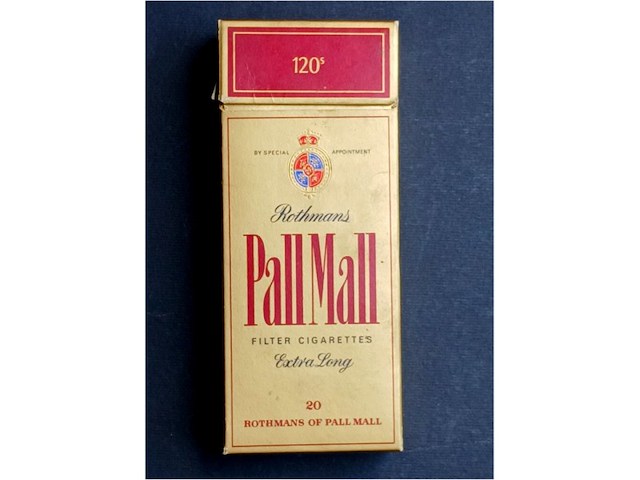 PALL MALL (extra long) prazna kutija cigareta