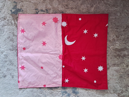 Posteljina dvostrana 8 delova Roze 220x195 cm