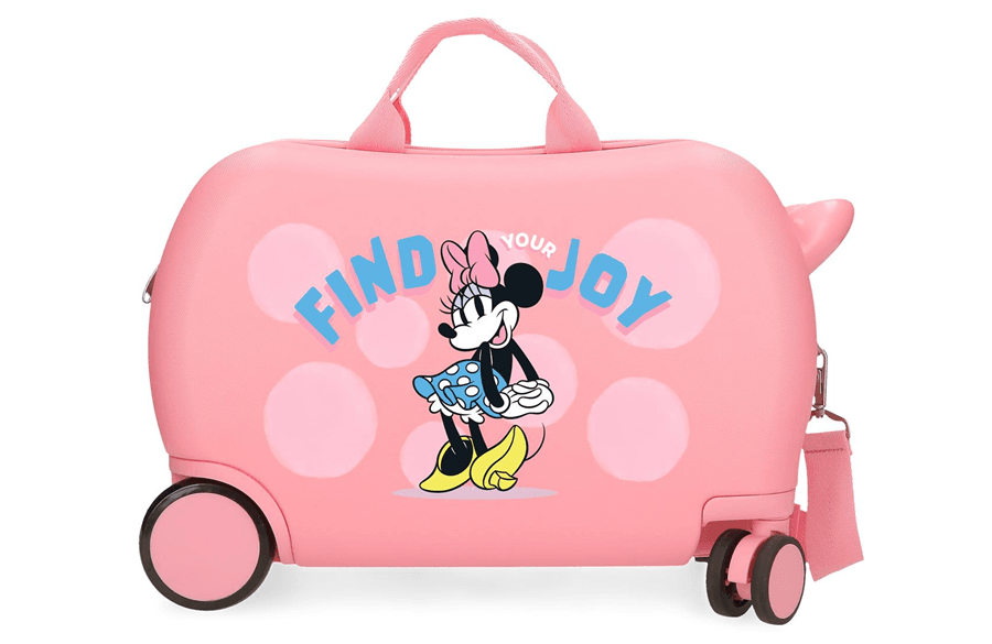 MINNIE FIND YOUR JOY DEČIJI KOFER NA TOČKIĆIMA – PINK