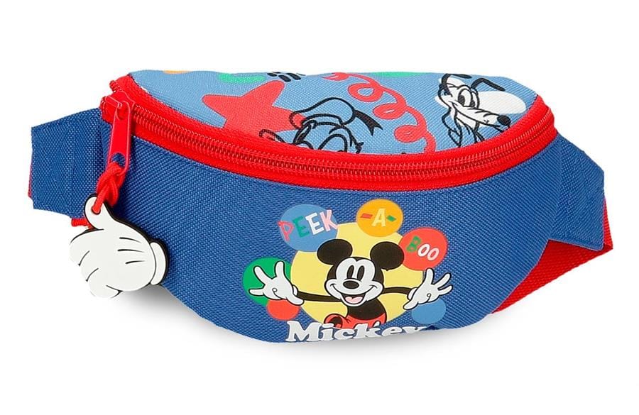 MICKEY PEEK A BOO DEČIJA TORBA OKO STRUKA – PLAVA