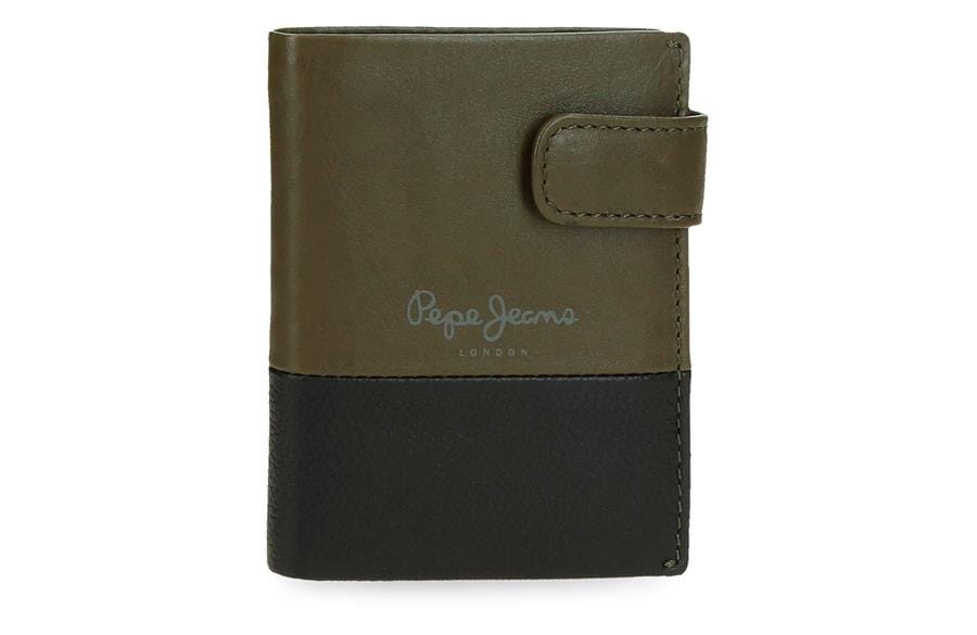 PEPE JEANS DUAL MUŠKI NOVČANIK – TAMNO ZELENA