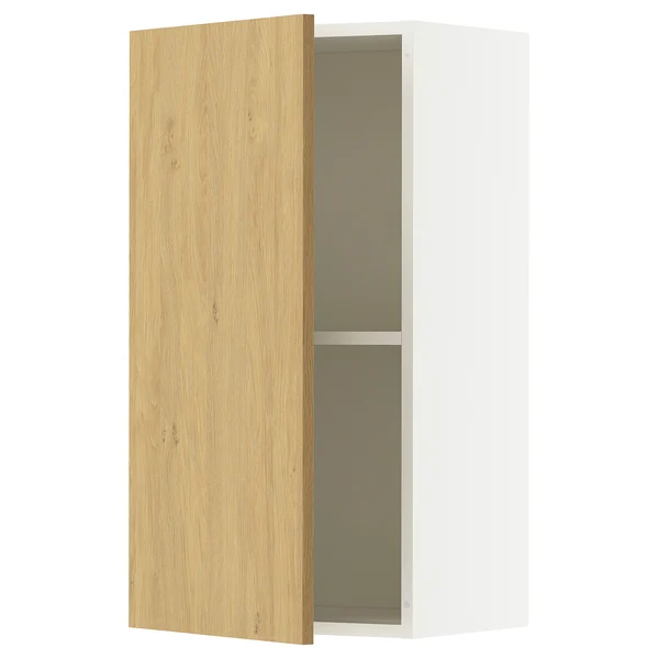 Zidni ormarić s vratima, im. hrastovine, 40x75 cm
