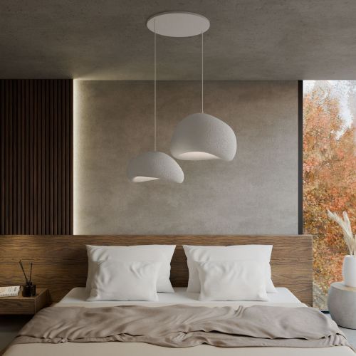 Wabi Sabi Rawbends - White White Chandelier