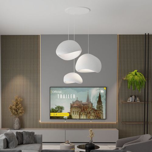 Wabi Sabi Mossgreys - White White Chandelier