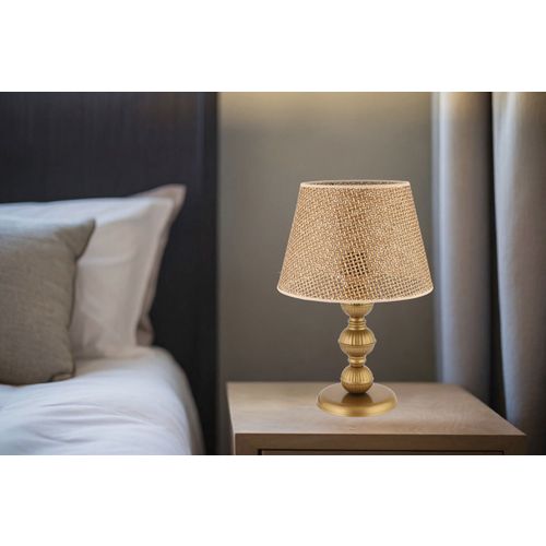 300 Hazeran - Camel, Gold Camel Gold Table Lamp