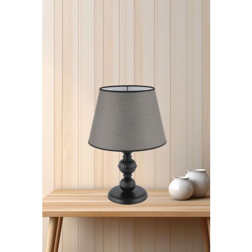 300 - Grey, Black Grey Black Table Lamp