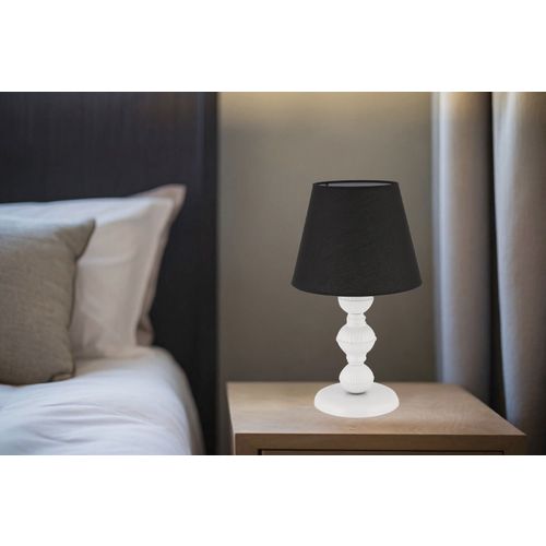 301 - Black, White Black White Table Lamp