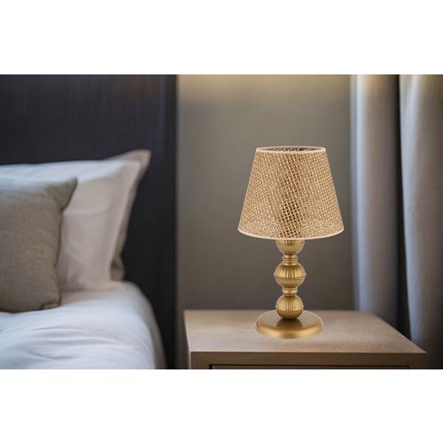 301 Hazeran - Camel, Gold Camel Gold Table Lamp