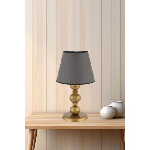301 - Grey, Gold Grey Gold Table Lamp
