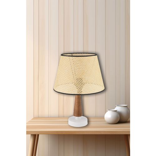 302 - Camel, Brown, White Camel Brown White Table Lamp