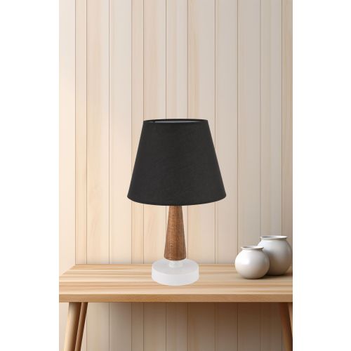 303 - Black, Brown, White Black Brown White Table Lamp
