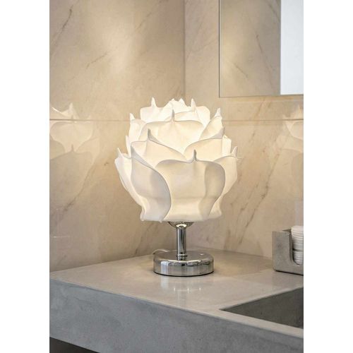 MAG0004 White Silver Table Lamp