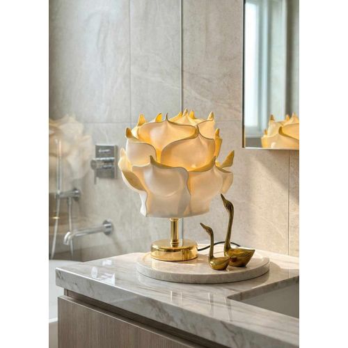 MAG0009 Gold Shiny Gold Table Lamp