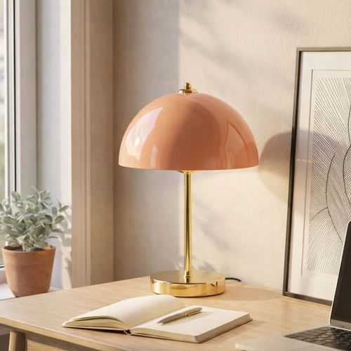 242522 Salmon Gold Table Lamp