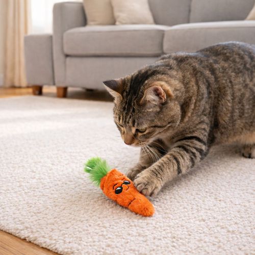Miyav 1036 Orange Green Cat Toy