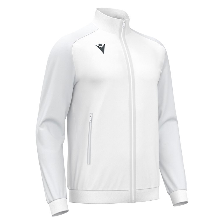 ANUBIS FULL ZIP TOP WHT/LGRY, L