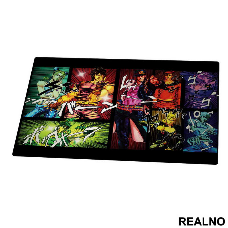 Characters - Colors - Jojo's Bizarre Adventure - Podmetač Za Sto