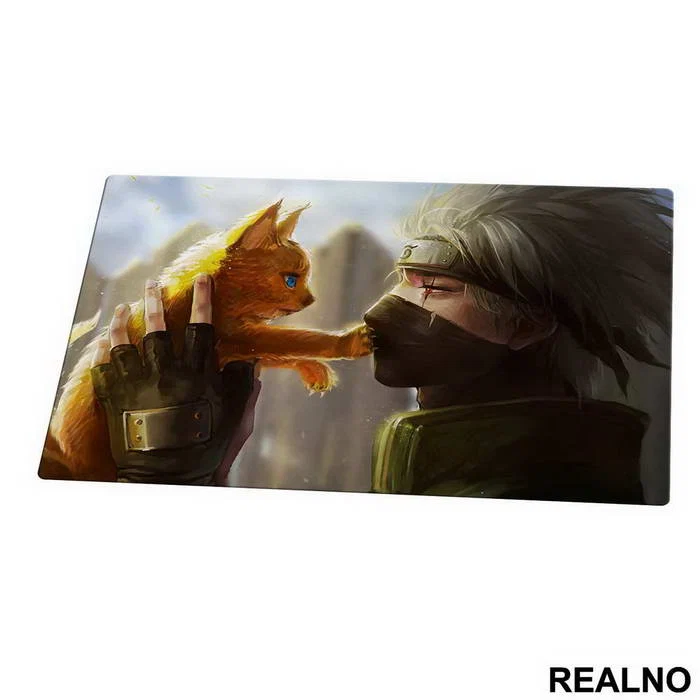 Kakashi And Nine Tails - Naruto - Podmetač Za Sto