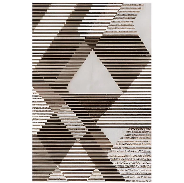 Tepih Selene Rhomb 80x150cm braon