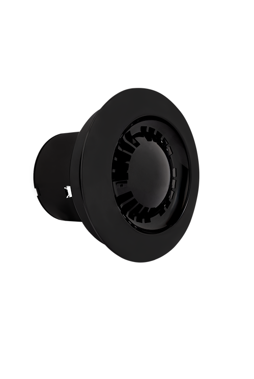 VENTILATOR KUPATILSKI LUNAR 100-T CRNI (SA ŽABICAMA)