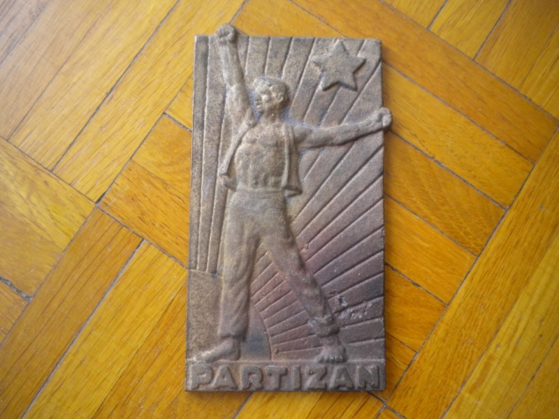 PARTIZAN plaketa