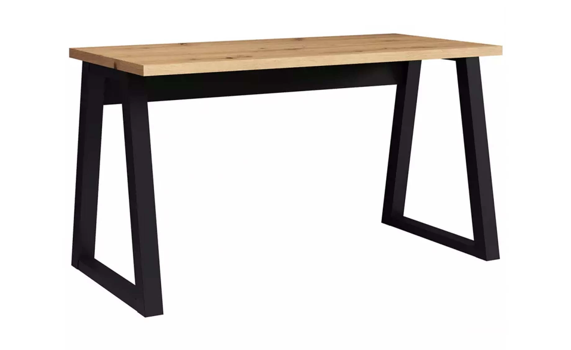 Iga radni sto 135x65x76,2 cm crni natur