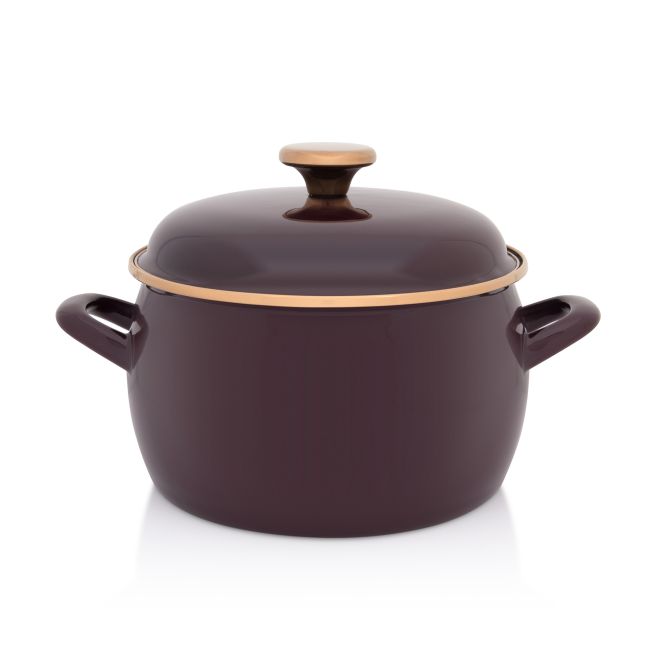 Metalac duboka šerpa BORDO AMOR 20cm/4,2lit