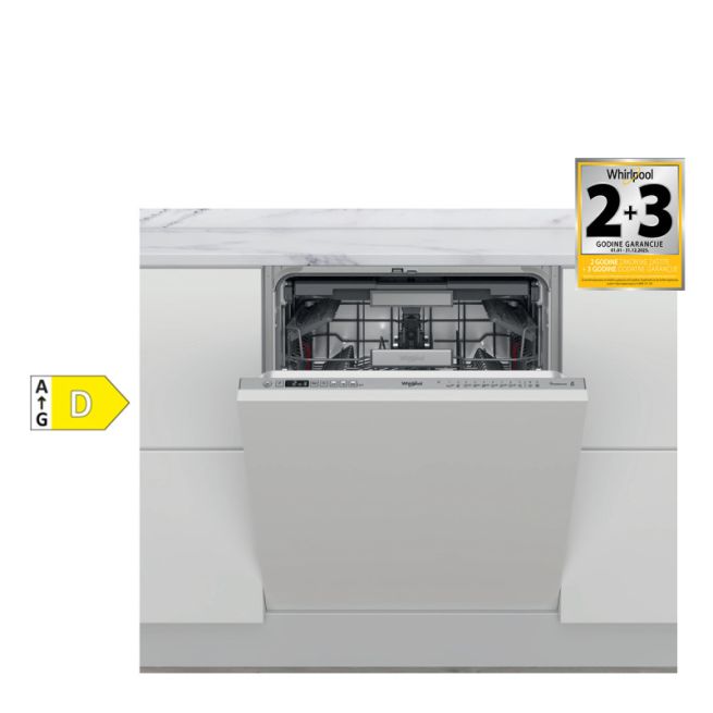 WHIRLPOOL WIO 3T133 PLE ugradna mašina za pranje sudova