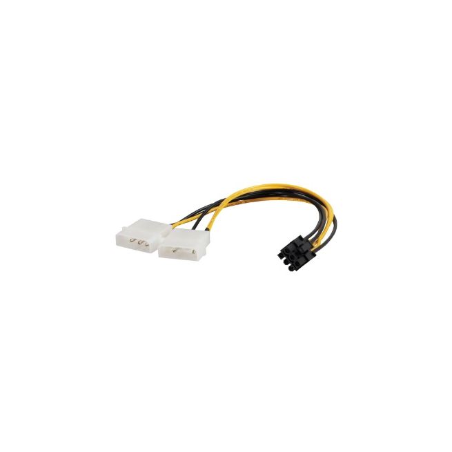 E-GREEN Naponski adapter za PCI-E VGA (6-pin) -2x Molex