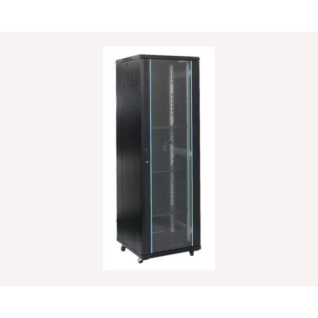 MAXPRO LINE Rack orman samostojeći, 27U, 600x600, staklena vrata (pakovanje od 3 kutije)