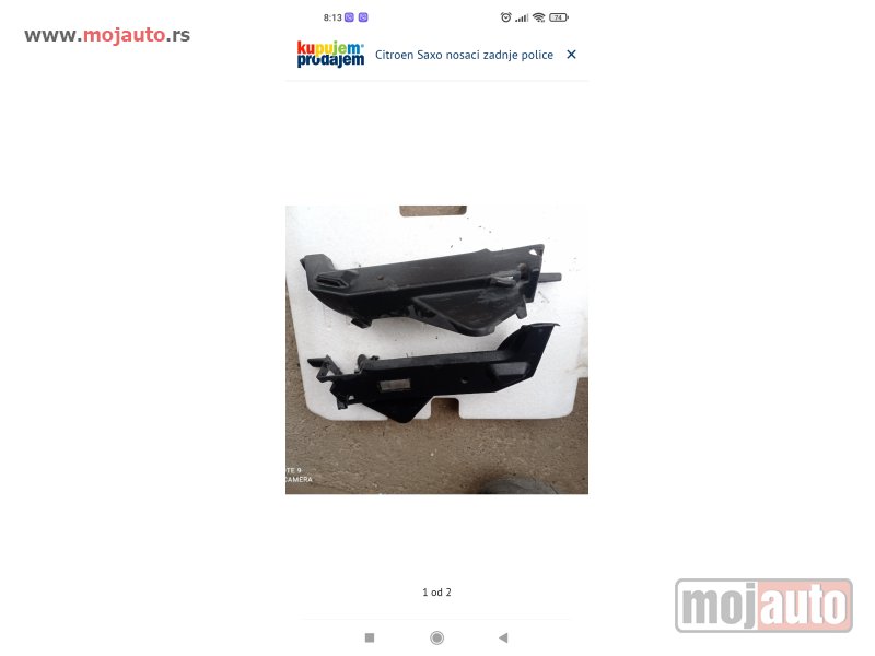 Citroen Saxo nosaci zadnje police
