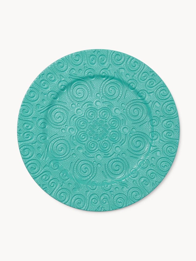 PLASTIČNI TANJIR TIRKIZ D33CM