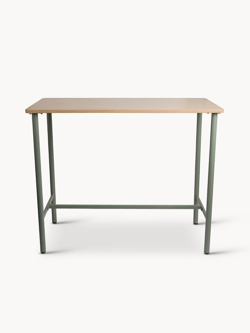 STO BARSKI ČELIK/DRVO 125X102X59CM