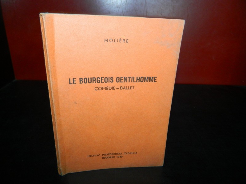 Građanin plemić, Molijer (1940) NA FRANCUSKOM