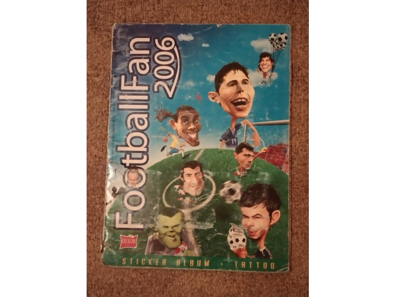 football fan 2006 album luxor 5 sličica fali